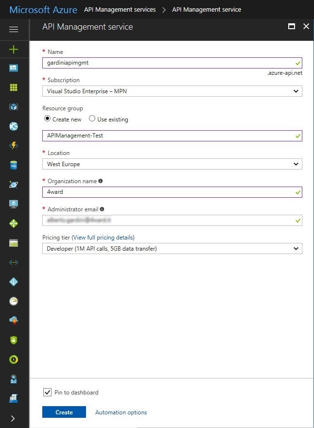 Azure API Management overview and Amazon API gateway comparison